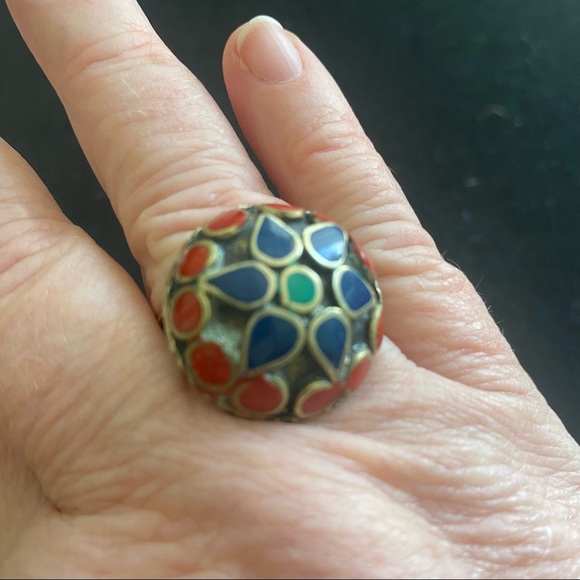 Jewelry | Antique Colorful Turkish Handmade Ring | Poshmark